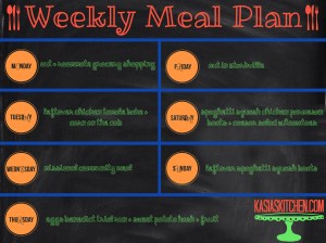 Meal Planning 101: Week 55 – Kasia's Kitchen